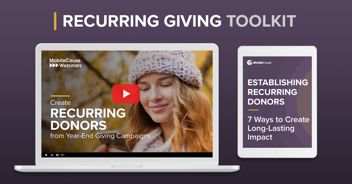 Recurring Giving: Toolkit 20 | MobileCause